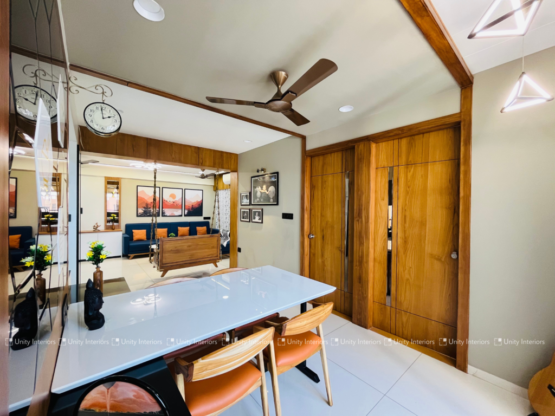 Modern Interior Designing for 3 BHK house - Unity Interiors