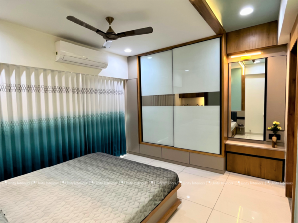 Modern Interior Designing for 3 BHK house - Unity Interiors