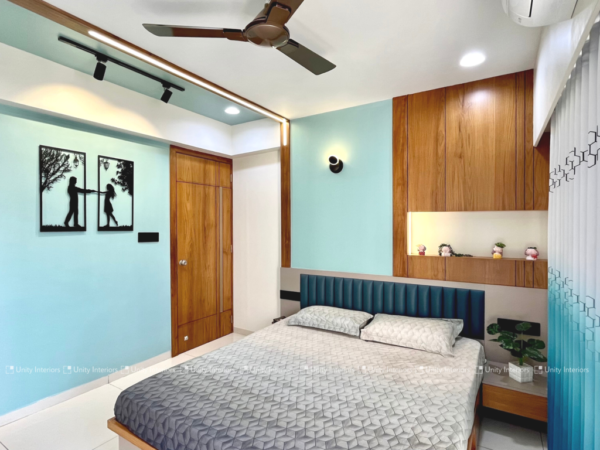 Modern Interior Designing for 3 BHK house - Unity Interiors