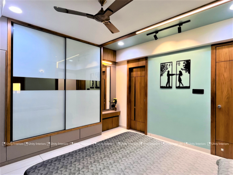 Modern Interior Designing for 3 BHK house - Unity Interiors